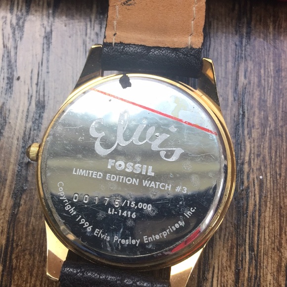 Fossil | Accessories | Fossils Elvis Watch Limited Edition Golden ...